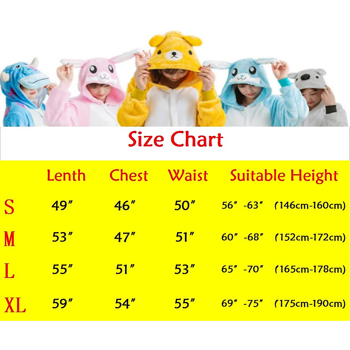 RULTA Animal Onesie for Women Men Adult Costume Cosplay One Piece Pajamas Halloween Xmas Gifts (US, Alpha, Small, Blue-St)