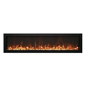 Amantii 72" Panorama Slim Indoor/Outdoor Electric Built-in Fireplace