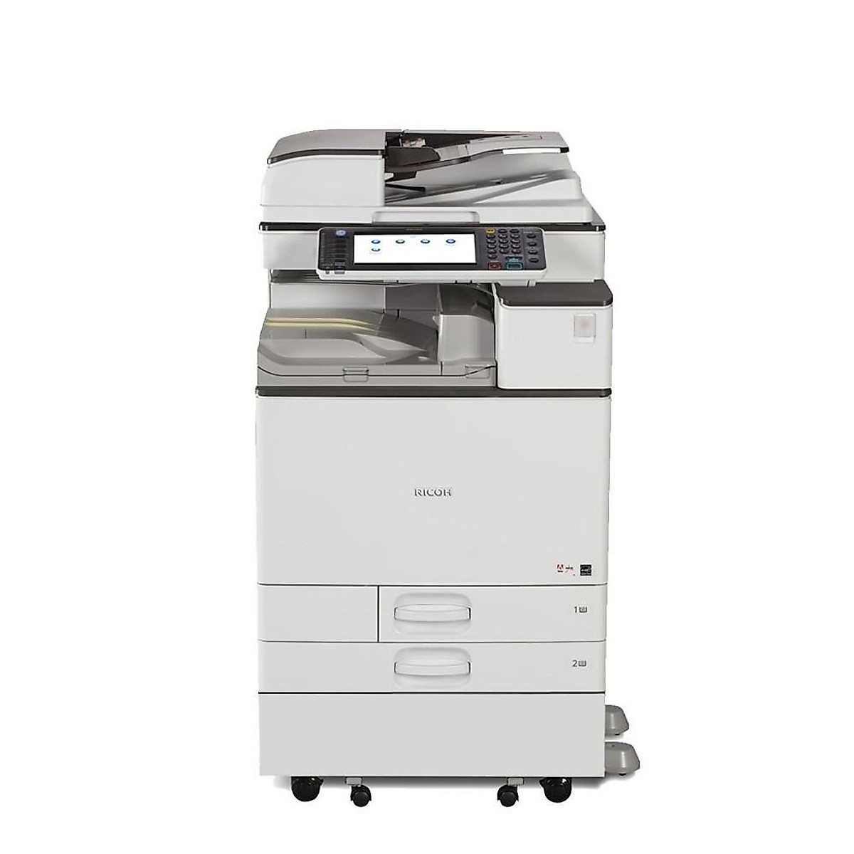 Ricoh Aficio MP C4503 Color Multifunction Copier- A3, 45 ppm, Copy, Print, Scan, 2 Trays and Stand (Renewed)