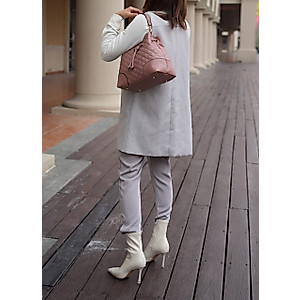 MKF Collection Crossbody Bucket Shoulder Bag for Women Handbag & Wristlet Wallet Purse Set