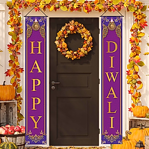 Diwali Decorations for Home Banner Diwali Light Diyas Peacock Diwali Decor Indian Diwali Decorations and Supplies for Home Board Wall Hanging