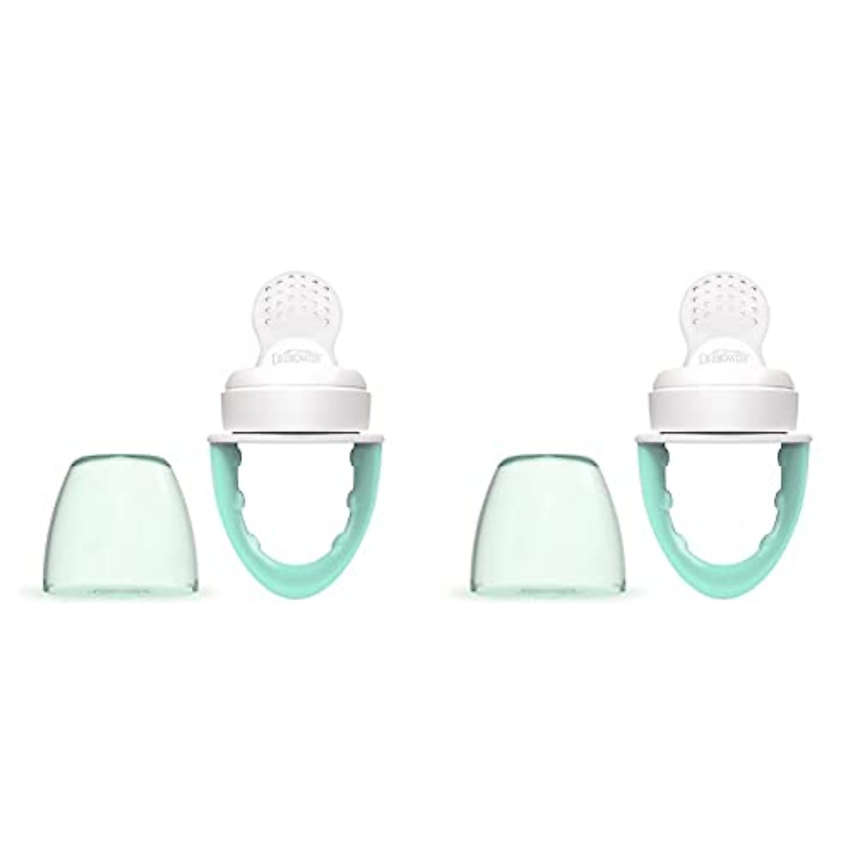 Dr. Brown's Designed to Nourish, Fresh Firsts Silicone Feeder, Mint, One Size (Pack of 2)