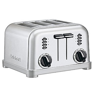 Metal Classic 4-Slice Toaster in Brushed Stainless