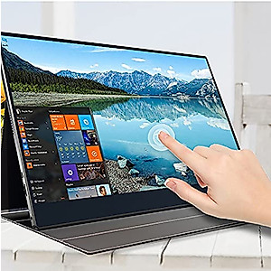 Monitor 4K/ 1080P Portable Monitor 15.6' FHD HDR Computer Display With Hand Drawn Function USB- C HDMI External Monitor For Laptop PC Phone Mac Xbox PS4 Switch Gaming Monitor ( Size : 4K )