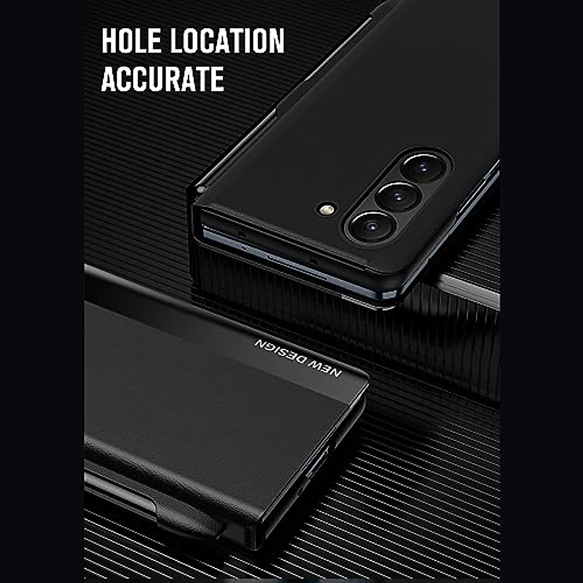 phone case For Samsung Galaxy Z Fold 5 2023 Magnetic Translucent Plating Leather Flip Case + PC Smart Full Body Protective Shell Stand Holder Cover For Samsung Galaxy Z Fold 5 2023 phone cover ( Color