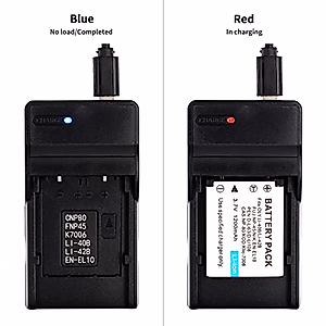 LI-40B USB Charger for Olympus D-720, FE-230, FE-340, FE-280, FE-20, Stylus 710, 790SW, 770SW, 7010, 760, 720SW, VR-320, VR-310, X-935, X-905 Camera and More