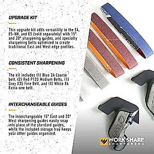 Work Sharp Professional Electric Kitchen Knife Sharpener Upgrade Kit