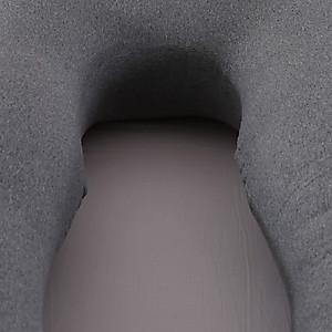 Amagoing 55 inches Pregnancy Pillows for Sleeping, U Shaped Maternity Full Body Pillow for Pregnant Women with Hip, Leg, Back, Belly Support, Washable Jersey Cover Included (Dark Grey)