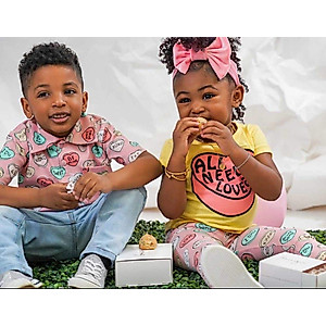 Unique Baby Boys Valentines Day Candy Hearts Polo Shirt (2t, Candy Hearts)