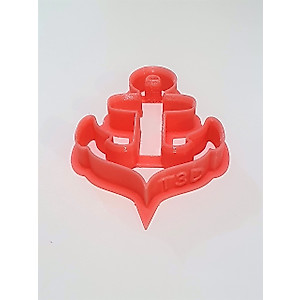 T3D Cookie Cutters Anchor Cookie Cutter, Suitable for Cakes Biscuit and Fondant Cookie Mold for Homemade Treats