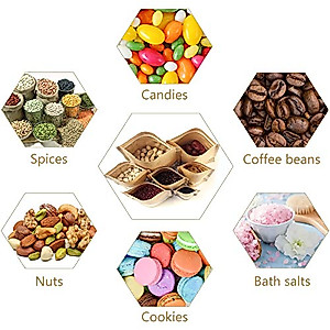 FireKylin 100 Pcs Resealable Bags,3.5" x 5.5" Stand Up Kraft Paper Bags with Matte Window, Zip Lock Food Storage Bags for Packaging Products, Reusable, Sealable