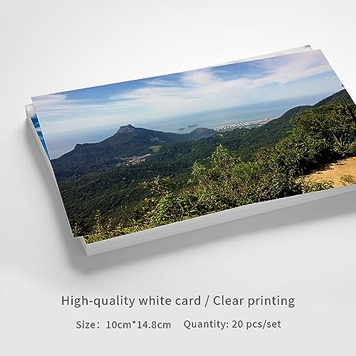 Dear Mapper Brazil Natural Landscape Postcards Pack 20pc/Set Postcards From Around The World Greeting Cards for Business World Travel Postcard for Mailing Decor Gift