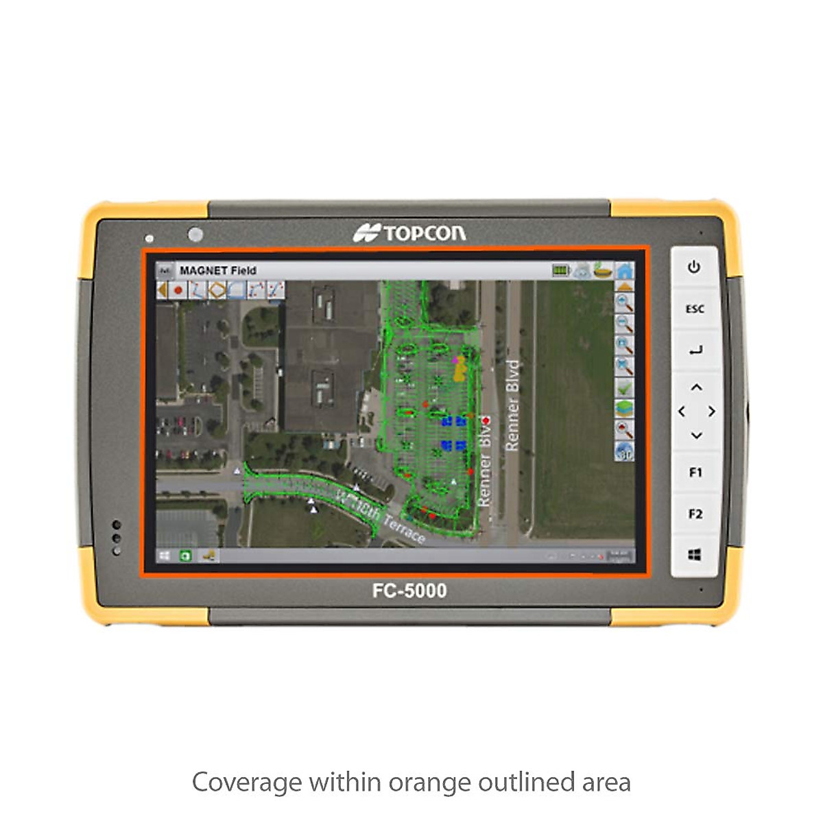 BoxWave Screen Protector Compatible with Topcon FC-5000 - ClearTouch Anti-Glare (2-Pack), Anti-Fingerprint Matte Film Skin for Topcon FC-5000