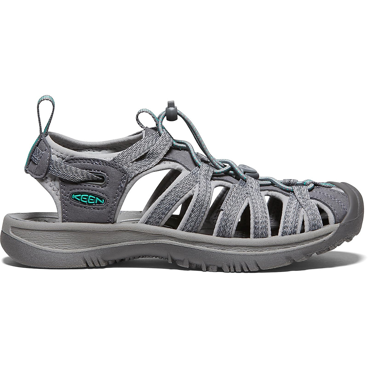 KEEN Women's Whisper Closed Toe Durable Comfortable Easy On Washable Adventure Sandals