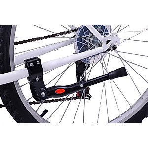 Yakamoz Adjustable Bike Kickstand - Durable Non-Slip Bicycle Kickstand Bike Stand for Road Mountain City Bikes - Black