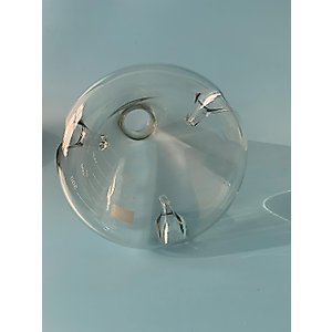 DONLAB CCC-2000 Borosilicate Glass 2000ml/2L Baffle Flask,Eelenmeyer Flask with Baffles