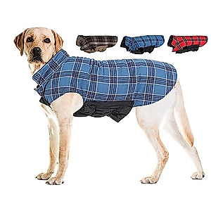 Caslfuca Dog Winter Coat, Winter Dog Extra Warm Coats Dog Fleece Jackets Dog Clothes, Windproof Waterproof Dog Cold Weather Coats for Small Medium Large Dogs and Puppy Apparel