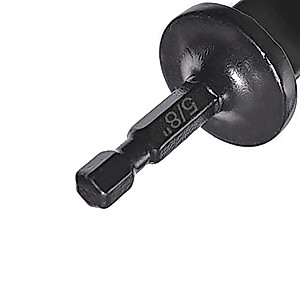 Yakamoz 5pcs Copper Pipe Swaging Tool Copper Tube Expander 1/4" Hex Shank Drill Bit Flaring Set for HVAC Air Conditioner Repairing Swage Tools