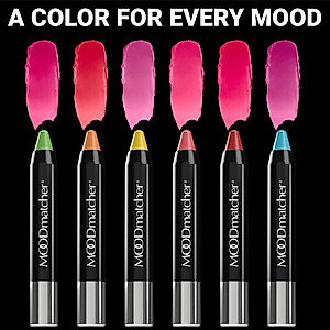 MOODmatcher Twist Stick Original Color-Change Lipstick, Red-12 Hour Long Wear, Waterproof, Ultra Hydrating With Aloe & Vitamin E, Smudgeproof, faderproof & Kissproof (Green)