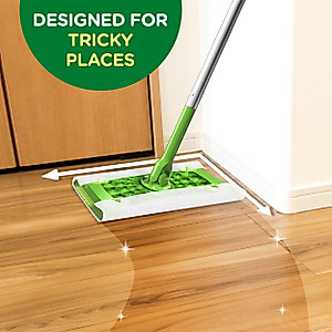 Swiffer Sweeper Dry Sweeping Pad Refills, Hardwood Floor Mop Cleaner Cloth Refill, Gain Scent, 32 Count