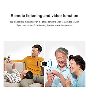 OUCAM Mini WiFi Spy Camera 1080P Video Recording Live Feed, Wireless Hidden Spy Cam Nanny Camera/Auto Night Vision/No Light Night Vision/Motion Activated Alarm(2023 New Upgraded Phone APP) 11