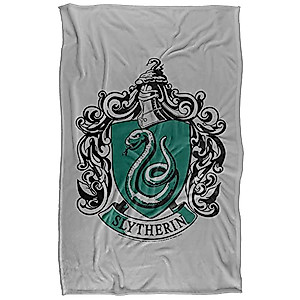 Harry Potter Slytherin Crest Silky Touch Super Soft Throw Blanket 36" x 58"