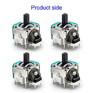4pcs 3D Analog Joystick Sensor Module Potentiometer, Sensor Wheel Thumb Sticks Thumb Stick for Sony Play-S 5 PS5 Controller Repair Parts