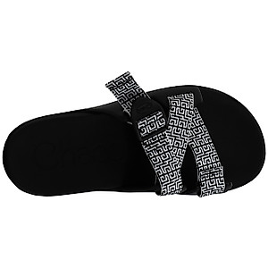 Chaco Women's Chillos Tangle Black Slide Sandal 8 M US