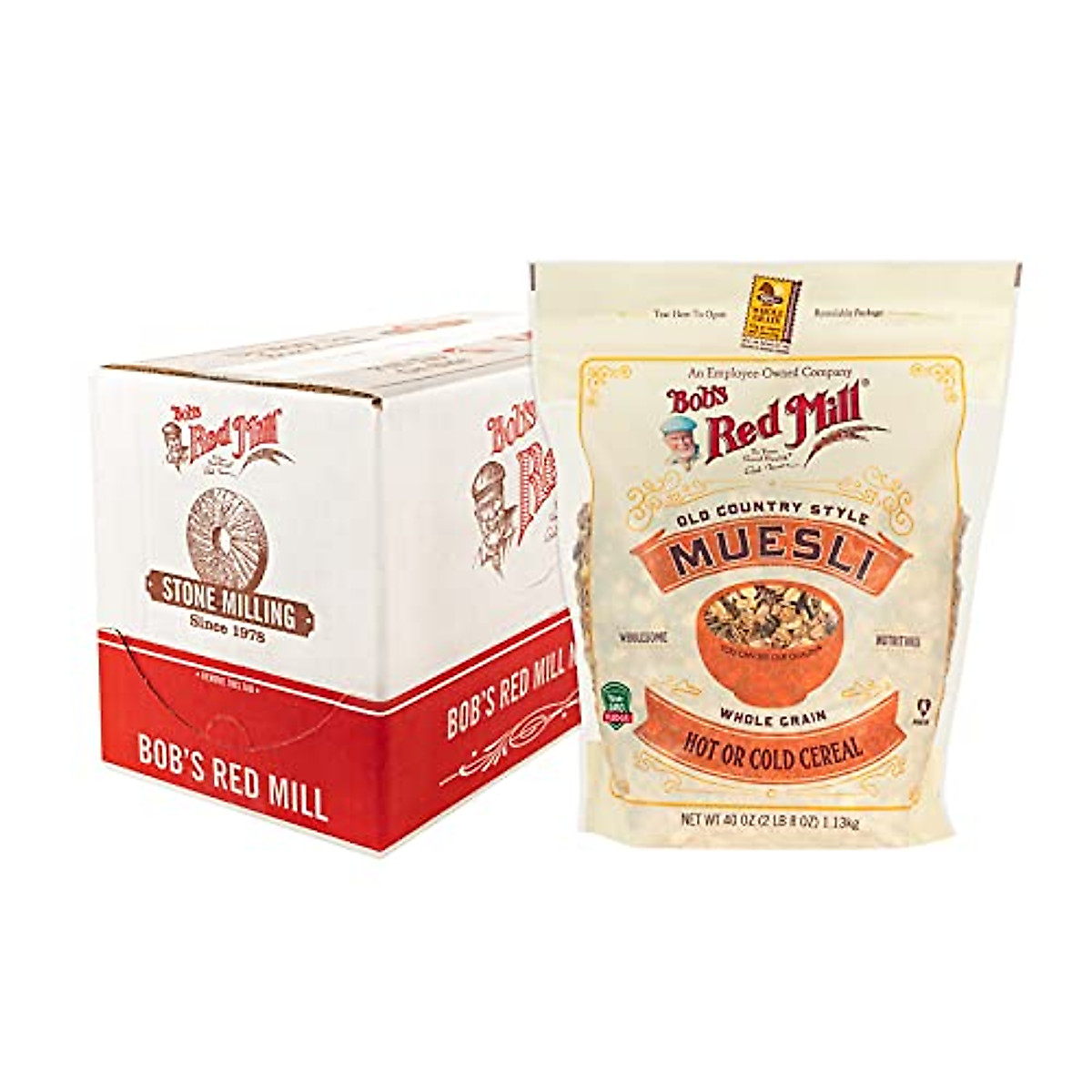 Bob's Red Mill Old Country Style Muesli Cereal, 40-ounce (Pack of 4)