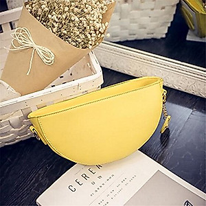 Barabum Novelty Purse Lemon multi function Cross-body Messenger Shoulder Hand Bag Purse for Women and Girls (Lemon)