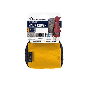 Sea to Summit SN240 Ultra-Light Siliconized Cordura Pack Cover,Yellow Gold,Small