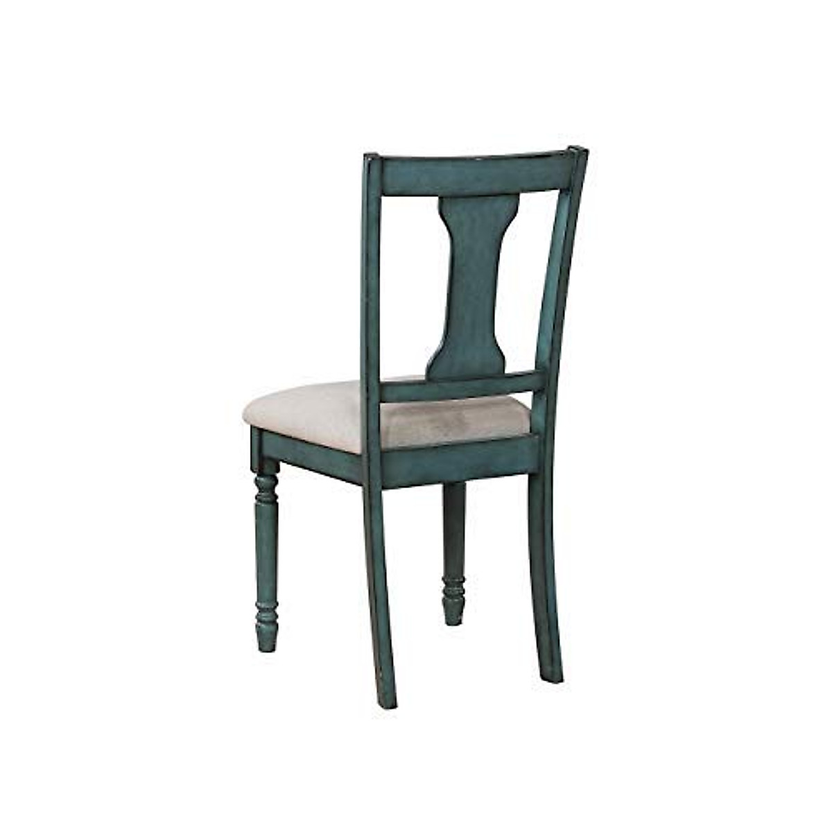 Powell Furniture Willow, Teal Blue, Set of 2 Side Chair,