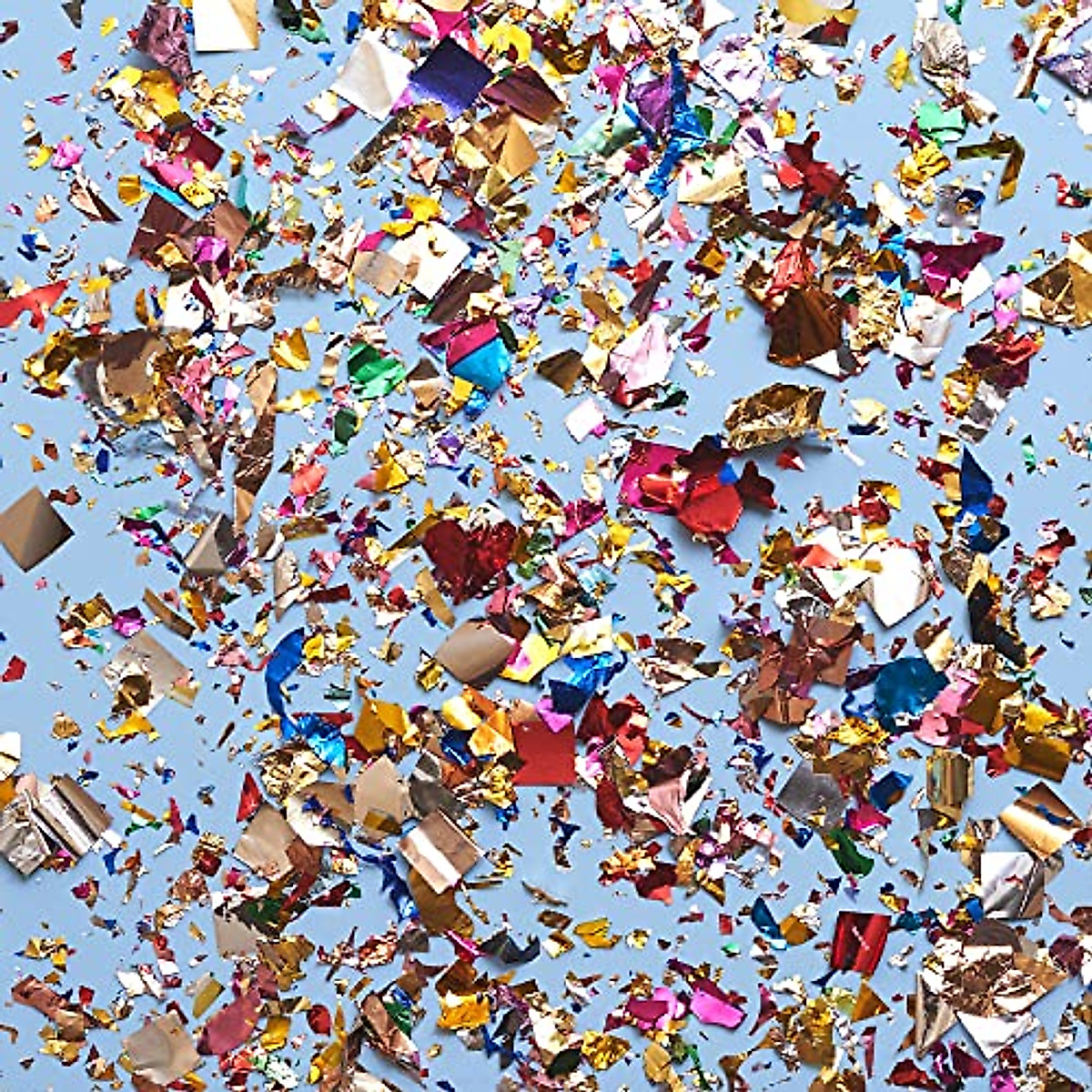 Sparkle Metallic Confetti - Jumbo Mylar Rainbow Foil Confetti Bag Perfect for New Years, Surprise Parties, Birthdays, Photo Shoots, Engagements & Weddings (300 Grams) by JPACO