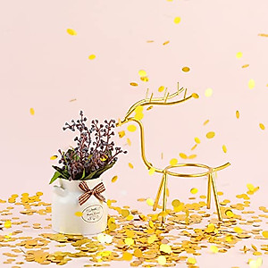 Gold Confetti 10mm Paper Confetti Party or Wedding Decoration Pack of 3000 Pieces