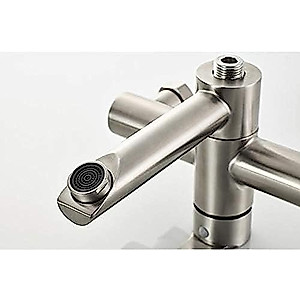 Kitchen Taps Stainless Steel Bathtub Faucet Bathroom Shower Hot and Cold Water Mixing Polished Brused Bathtub Faucets Tap