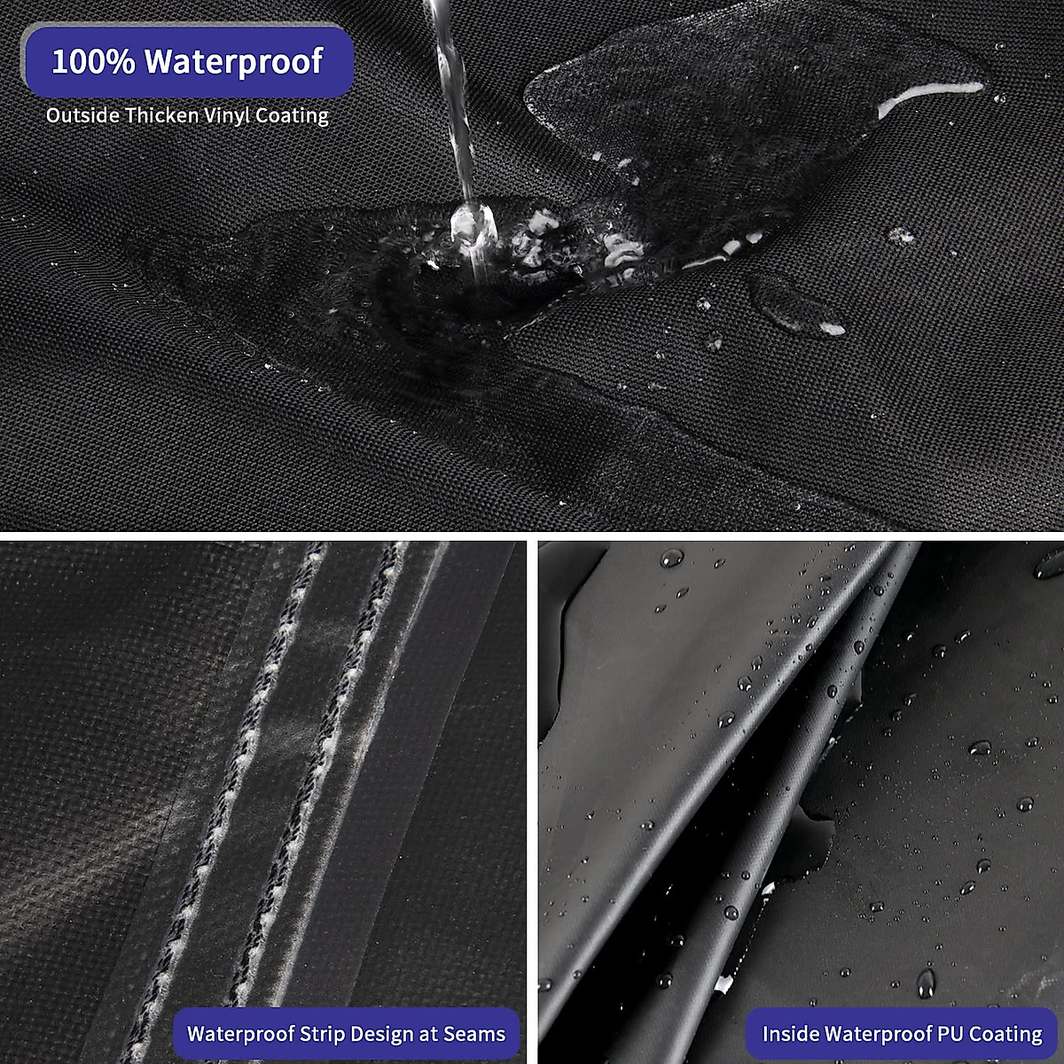 Jungda Grill Cover for Blackstone 1883 Griddle 28 inch with Hood and Side Shelves,Outdoor Waterproof Griddle Cover Fit for Blackstone Model 1924 2147 2086 2287 2311 2325 Griddle