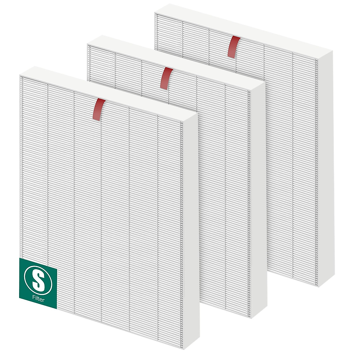 APPLIANCEMATES C545 Replacement Filter S for Winix c545 Air Purifier, Replace 1712-0096-00 2522-0058-00, 3-Pack H13 Ture HEPA Filters