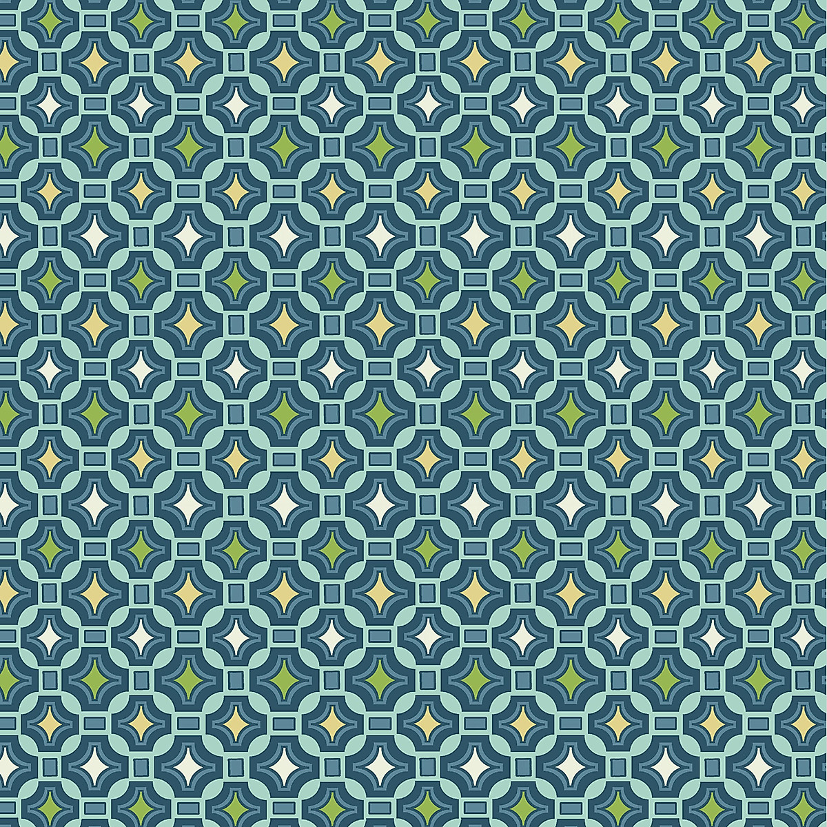 Arden Selections Outdoor Plush Modern Tufted Bench Cushion, 48 x 18, Water Repellent, Fade Resistant, Tufted Bench Cushion for Bench and Swing 48 x 18, Alana Tile