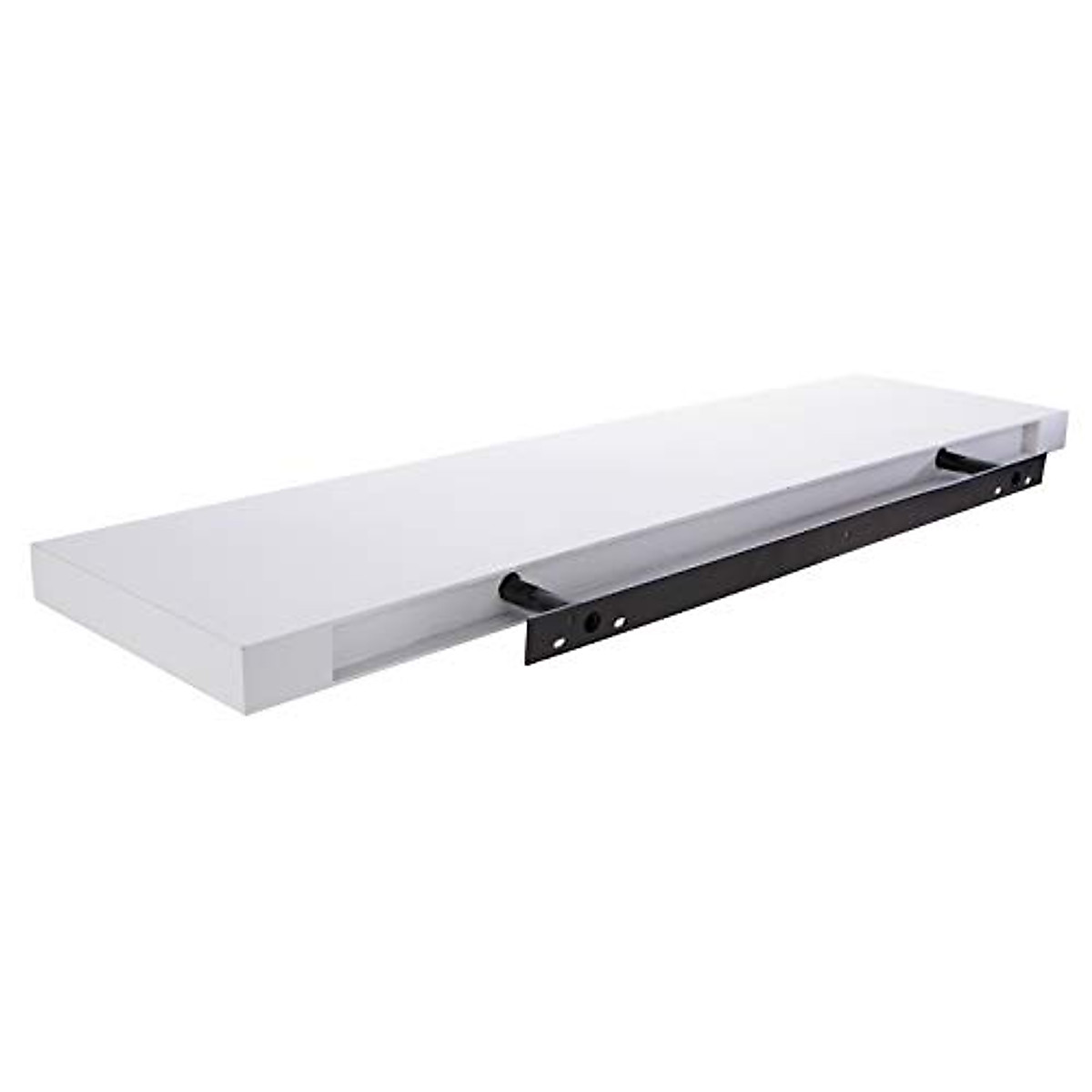 Kiera Grace Kieragrace Stockholm Aberg Led Light Modern Floating Shelf, 36 in, White
