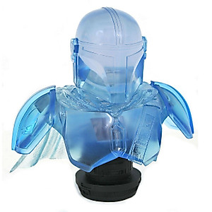 DIAMOND SELECT TOYS San Diego Comic-Con 2021 Exclusive Star Wars: The Mandalorian (Light Up Feature Version) Legends in 3-Dimensions 1:2 Scale Bust, Multicolor, 10 inches