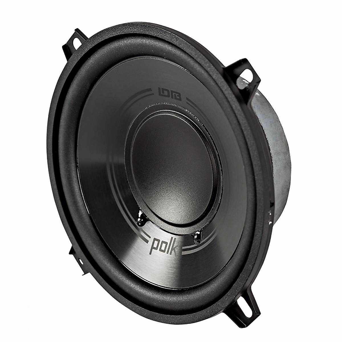 Polk Audio DB5252 DB+ Series Component Speaker System for Car & Marine - 5-1/4" 2-Way Speaker, 4-Ohm Impedance, 50-23kHz Frequency Response, Polypropylene Woofer Cone, Separate Silk Dome Tweeter