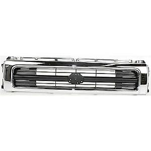 JHUEOPQD Front Grille Sealed Beam Fits Headlight Doors 4W