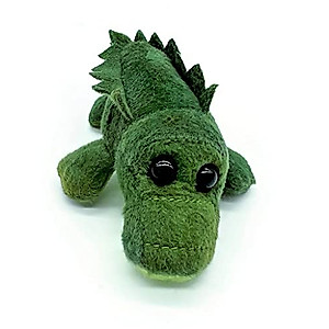 The Petting Zoo, Mermaid Doll with Alligator Stuffed Animal Friend- Great Gifts for Girls, Plush Doll with Alligator Plush Toy -17 Inches (Brown)