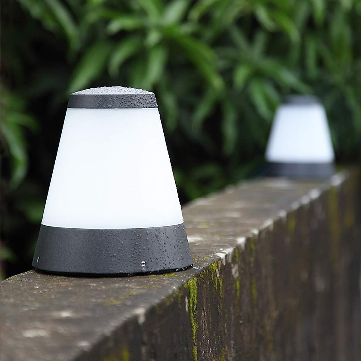 GJCQZQ Pathway Lights Anti-Rust European Aluminum PC Post Lights Triangle Modern LED Grey Outdoor Waterproof Pillar Lights Landscape Lawn Garden Villa Home Lighting Column Lights Post Lights Decor