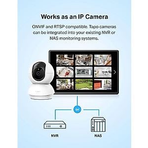 TP-Link Tapo Pan/Tilt Security Camera for Baby Monitor, Pet Camera w/ Motion Detection, 1080P, 2-Way Audio, Night Vision, Cloud & SD Card Storage, Works with Alexa & Google Home (C200)