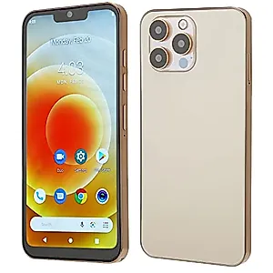 i13Pro Max 4G Smartphone for Android, 6.1 Inch IPS HD Screen Mobile Phone, 4GB+64GB Dual SIM Unlocked Cellphone, 5G Dual Band WiFi, 32MP+8MP Camera, Face ID, Fingerprint,4000mAh