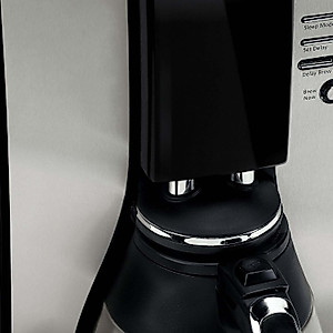 Mr. Coffee Coffee Maker, Programmable Coffee Machine with Auto Pause, 10 Cups, Stainless Steel