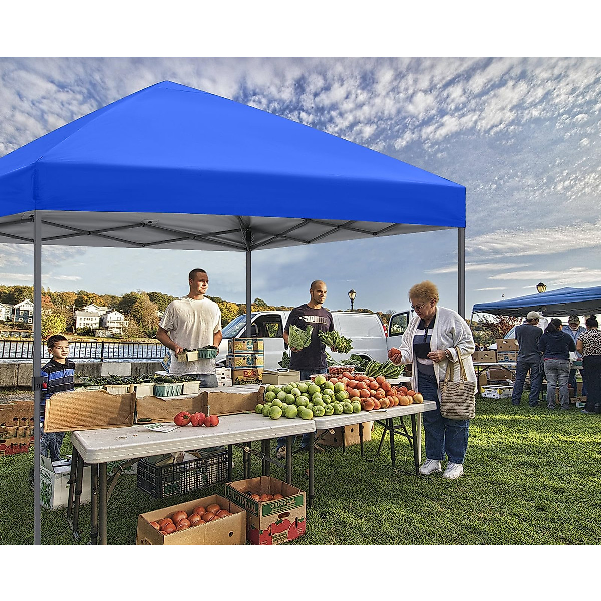 ABCCANOPY Durable Easy Pop up Canopy Tent 10x10, Royal Blue