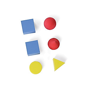 hand2mind ManipuLite GeoSolids, Set of 6