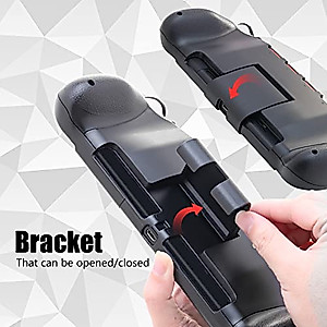 Switch OLED Grip, Switch OLED Accessories Grip with Game Storage and Kickstand, Hand Grip Compatible with Nintendo Switch and Switch OLED